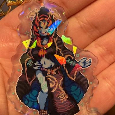 Legend of Zelda Acrylic Charms Pixel Art double Sided Cracked ...