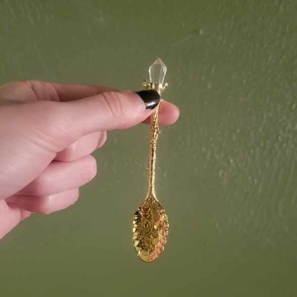 Crystal Tip Spoon - Etsy