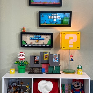 Super Mario Kart Video Game 3D Shadow Box Decor - Etsy