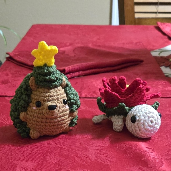 Christmas Tree Hedgehog Crochet Pattern, Christmas Hedgehog Patterns ...