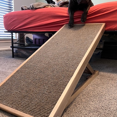 Dog Ramp for Bed, Large Pet Ramp, Wooden Adjustable Ramp, Quality ...