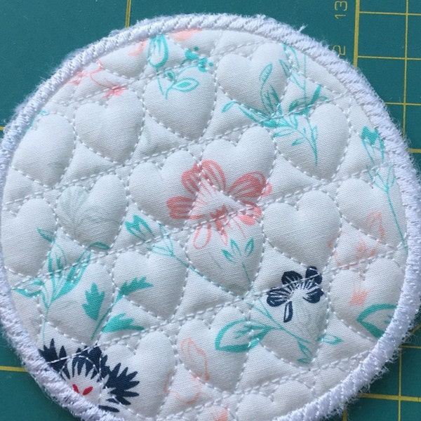 2x Shapes of Reusable Make up Pads for 4x4 and 8x12 Hoops. in the Hoop ...