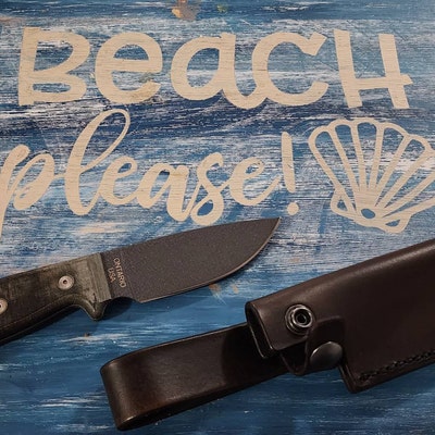 Tops BOB Fieldcraft Handmade Leather Scout sheath Only 6 - Etsy