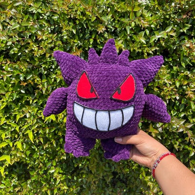 CROCHET PATTERN Gengar Amigurumi Pokemon PDF File English, French - Etsy