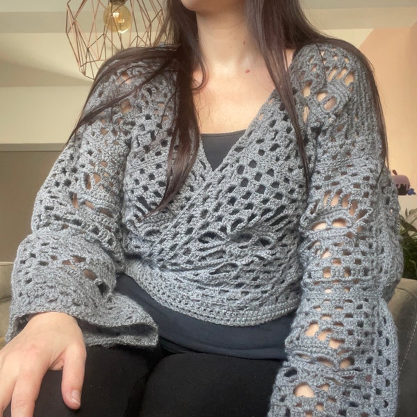 CROCHET PATTERN Friday the Thirteenth Skull Cardigan / Spooky Cardigan ...