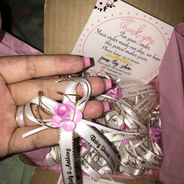 Set of 12 Sweet Fifteen Personalized Favor Ribbons, Custom Ribbon ...