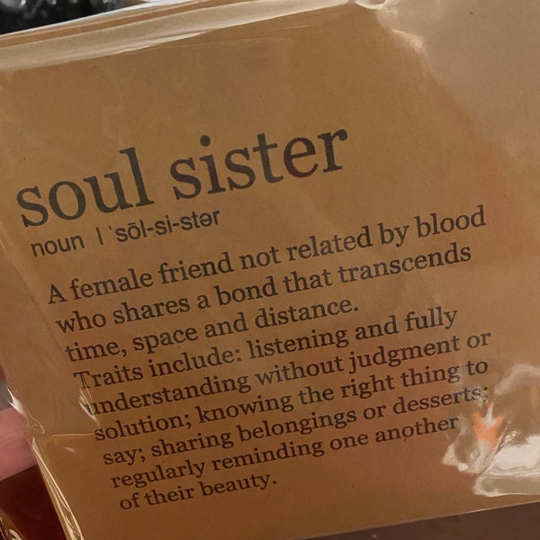 Soul Sister Card - Etsy