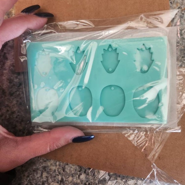 Shiny Police Badge Pendant Mold, Police Logo Drop Earrings Mold, Police ...