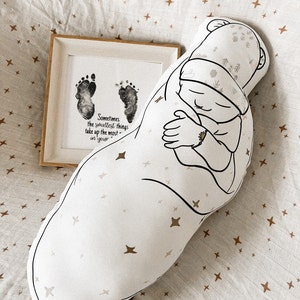Customized Life-size Newborn Baby Pillow Birth Gift Keepsake - Etsy