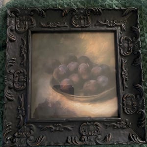 Eclectic Picture Frames Colorful Ridges Funky Decor Vintage Lime Green ...