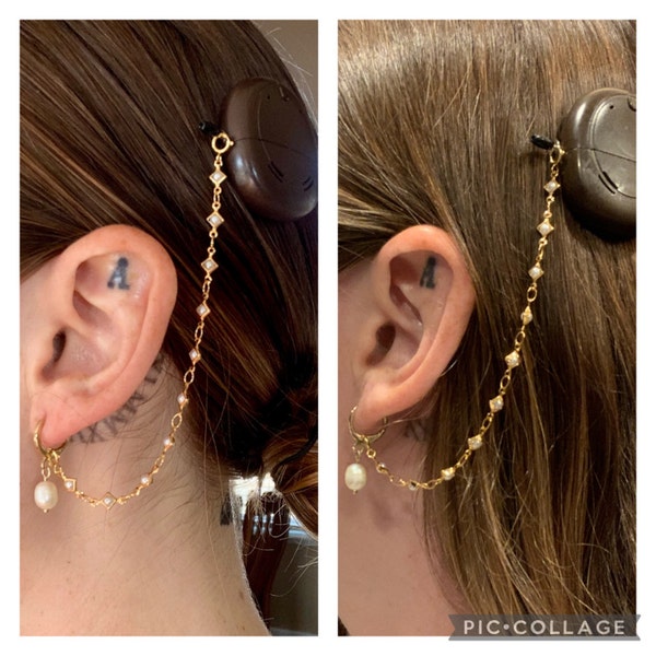 Gold Star Ear Cuff Earrings for Loop Earplugs, Sensory Earplug Holders ...