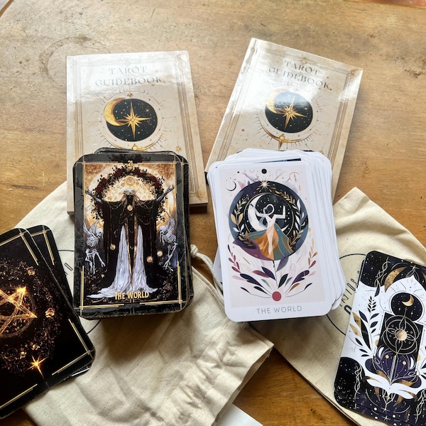 Oriental Tarot Deck With Guidebook, Unique Tarot Cards, 78 Tarot Cards ...