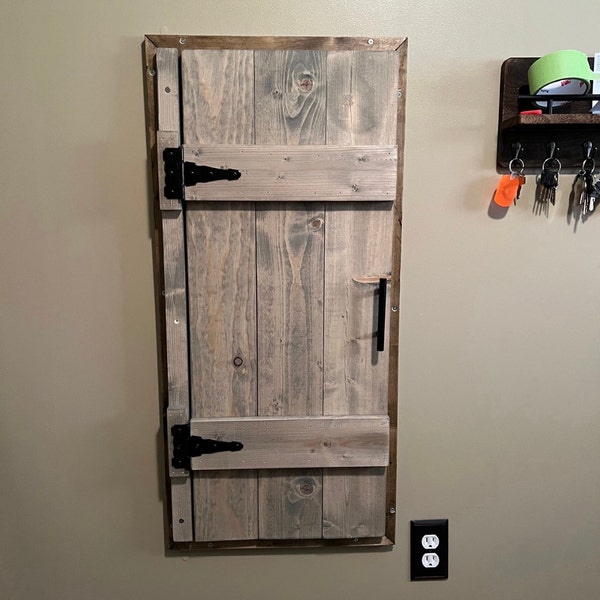 Custom Farmhouse Fuse Box Cover. Rustic Style. - Etsy
