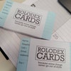 Rolodex Cards - 6 Colors - Contacts - Etsy