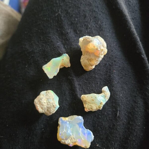 Cut Grade Extremely Large 5 Pc Opal Rough Lot 40 Cts, Natural Ethiopian ...