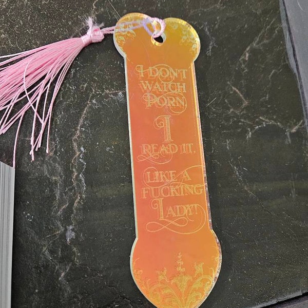 Smut Bookmark Funny Bookmark Book Accessory Bookish Gift Spicy Bookmark ...