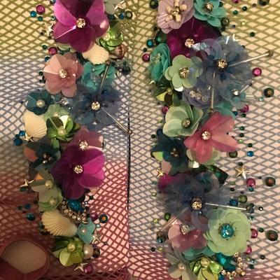 The Mermaid Fishnet Stockings Flower Vintage Tights Ombre - Etsy