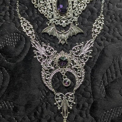 White Opal Silver Filigree Woodland Elf Elven Princess Queen - Etsy