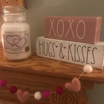 Rae Dunn Inspired Valentines Handmade Wooden Plaques - Etsy UK