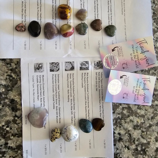 Mystery Pink & Purple Crystals Gift Box, Pastel Crystal Gift for Her ...