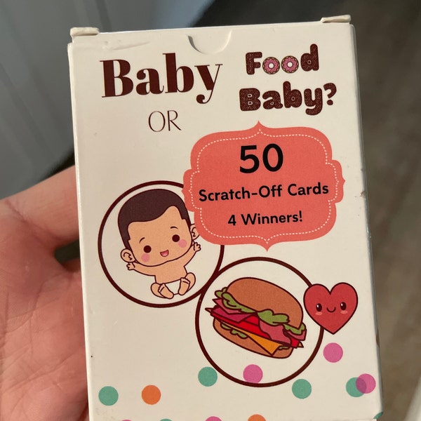 50 Cute Baby Shower Games | Scratch off Lottery Ticket | Diaper Raffle ...