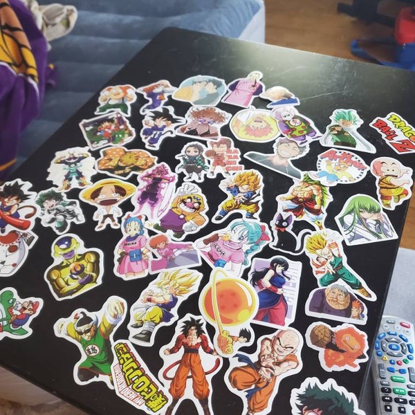 50 Anime Stickers Packs, Vinyl Stickers, Laptop Stickers, FREE Shipping ...