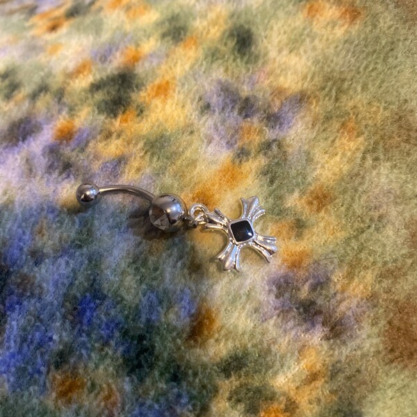 Cross 14G Implant Grade Surgical Steel Belly Button Navel Ring - Etsy Cross 14G Implant Grade Surgical Steel Belly Button Navel Ring - Etsy