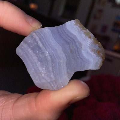 Raw Blue Lace Agate Stone Rough Blue Lace Agate Healing Crystals and ...