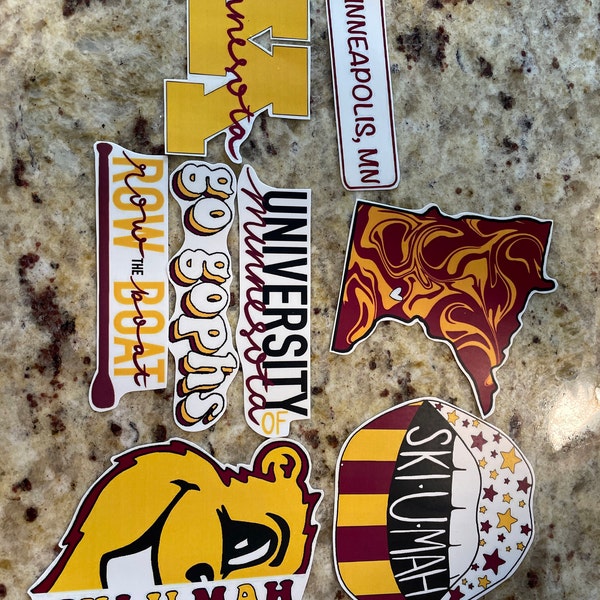 University of Wisconsin- Madison Weatherproof Stickers - Etsy