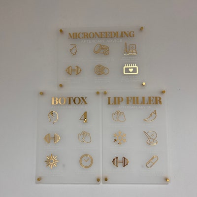 Lip Filler Injections Journey Acrylic A3 Wall Sign Beauty Sign Business ...