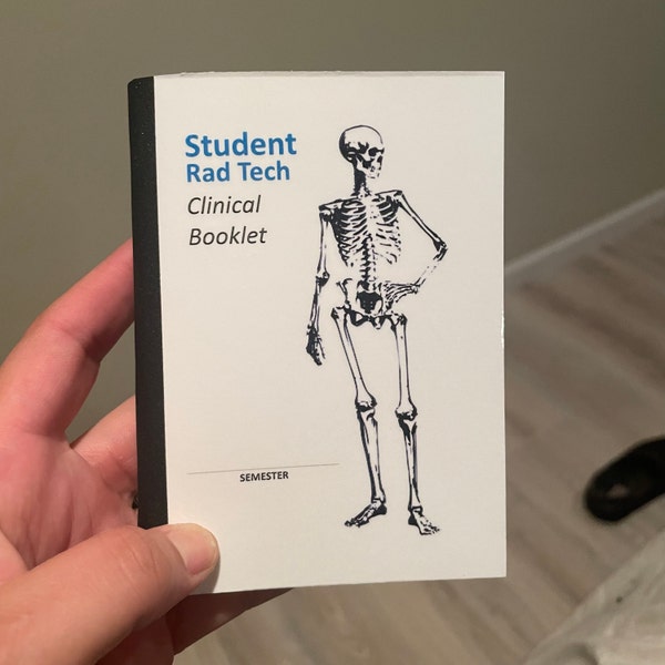 Rad Tech Student Clinical Booklet: Quick Reference Guide (NEW COVER) - Etsy