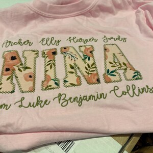 Girls Monogram Sweatshirt, Monogrammed Sweatshirt for Toddler Girls ...