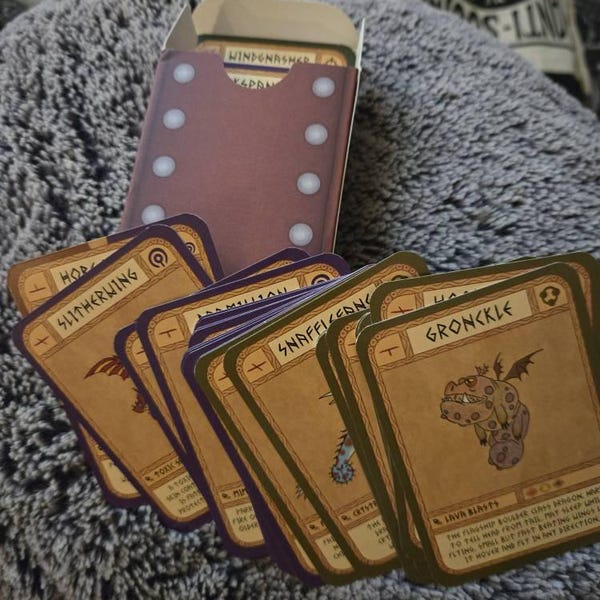HTTYD Deck of Dragons (how to Train Your Dragon Cards) - Etsy