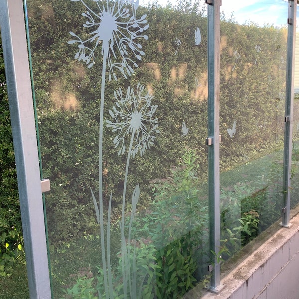 Faszinierend Glastur Folie Motiv Bild