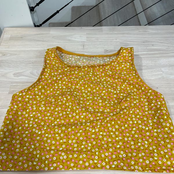 Tank Top Sewing Pattern/ Basic Crop Top PDF Sewing Digital Pattern for ...