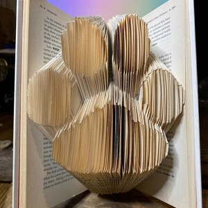 BUTTERFLY Book Folding Pattern 225 Folds 450 Numbered Pages. PDF ...
