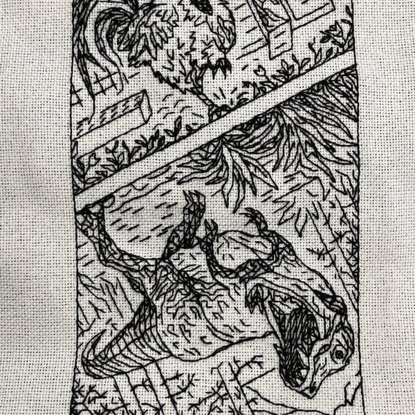 Temperature Stitch - Gothic Cathedral With Stained Windows - Modern ...