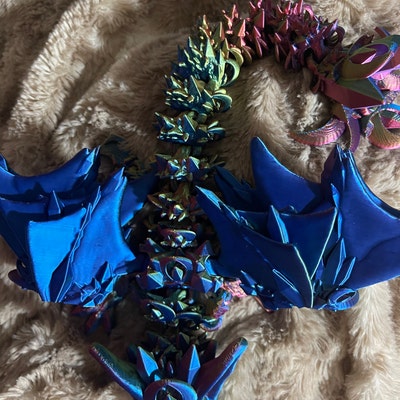 Nightwing Dragon: Cinderwing3d, STL File for 3D Printing, Cute Fantasy ...