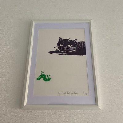 Acacia Tree Print, African Inspiration Drawing, Landscape Illustration ...