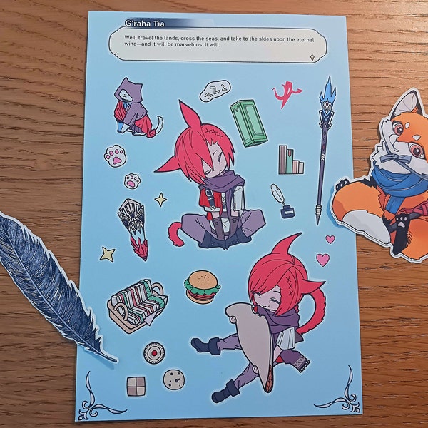 Sticker FFXIV Wind-up Haurchefant Sticker - Etsy