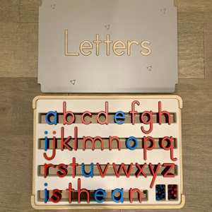 Movable Alphabet. English. Montessori Method of Education. Small ...