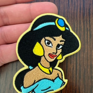 IRON ON Embroidered Princess Patches Cinderella Patch Ariel Patch Belle ...