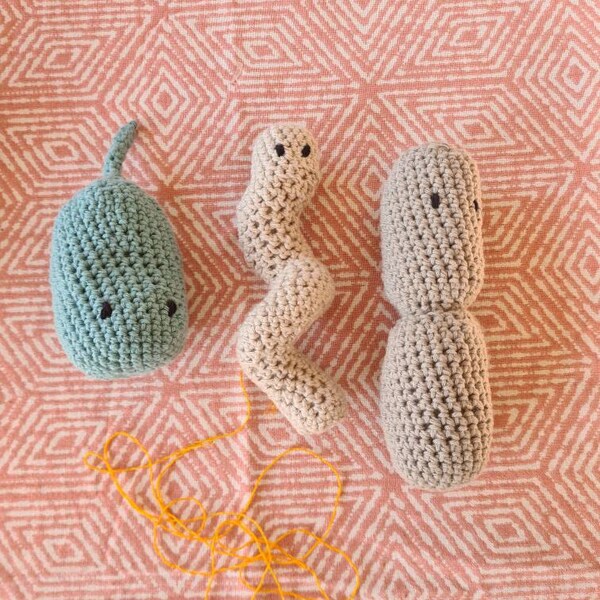 20 Biology Crochet Pattern Bundle! EBOOK PDF Knotmonsters Amigurumi How ...