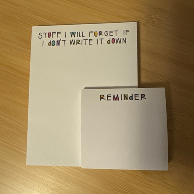 To Do List Notepad Funny Stationery - Etsy