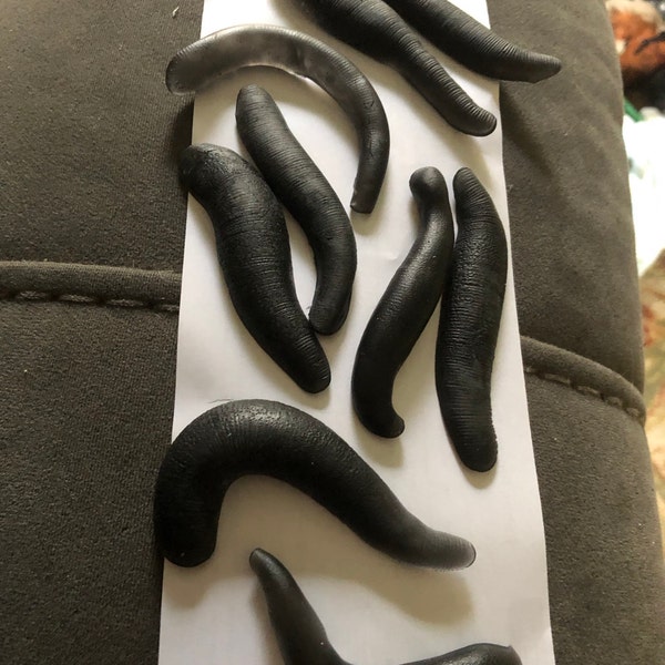 Larp Safe Rubber Leeches, Larp Medic, 5 Pack, Leach Healer, Plague ...