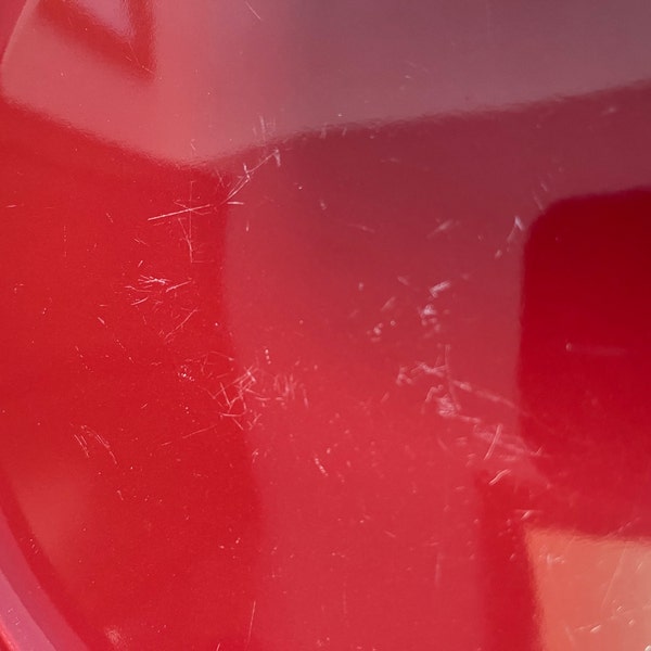 Salad Plate Red Amelia by MAINSTAYS Collection China Stoneware - Etsy