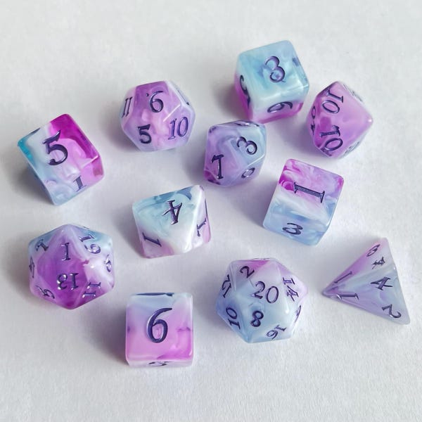 Shadowy Forest Dnd Dice Set, Polyhedral Dice, D&D Dice, Dungeons and ...