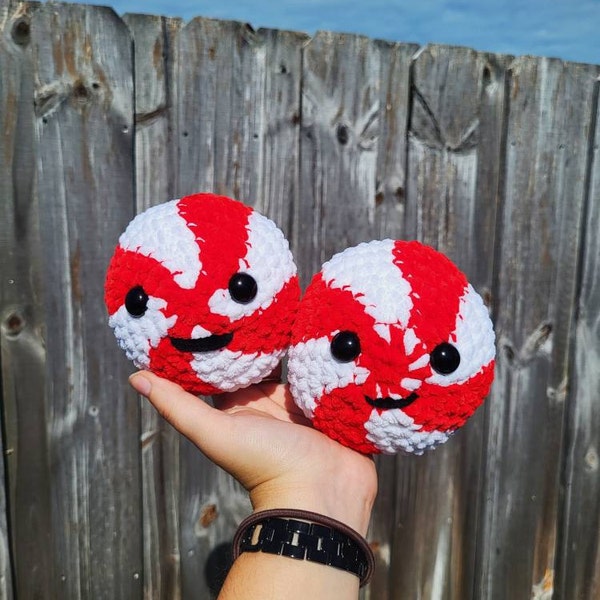 Crochet Peppermint Christmas Candy Amigurumi Pattern Bundle, Mini and ...