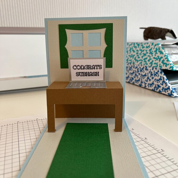 3D Pop-up Desk Card Graduation - Instant Download - Etsy