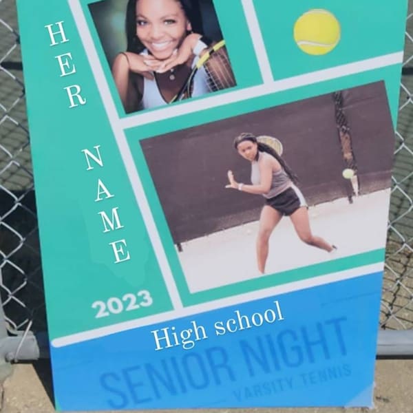 Cute Back to School Sign for Seniors, First Day of Senior Year Photo ...
